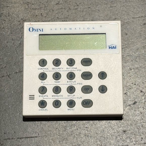 hai omni | Other | Hai Omni 1a31 Home Automation Keypad Wall Mount ...